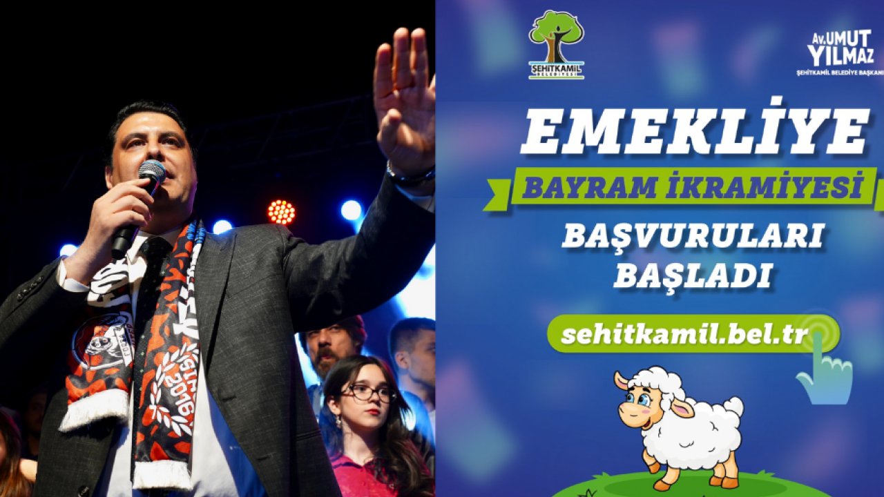 BAŞKAN UMUT YILMAZ'DAN: 'GAZİANTEP'TE EMEKLİLERE KARŞILIKSIZ KURBAN BAYRAMI MÜJDESİ!'